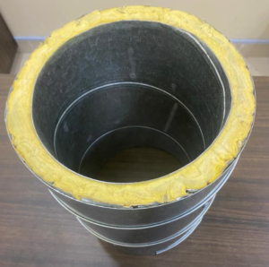 Double Skin spiral duct insulation with GI Cladding – SFS Enterprise LLC