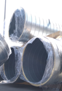 Double Skin spiral duct insulation with GI Cladding – SFS Enterprise LLC