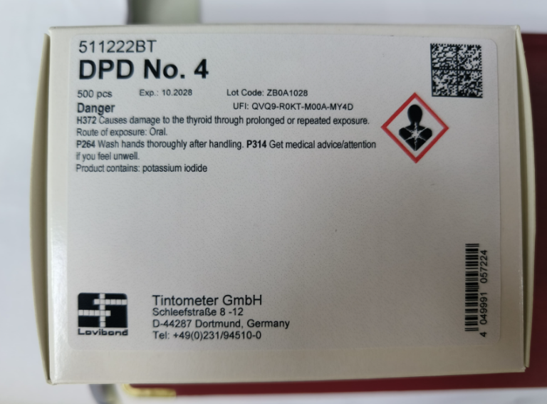 Lovibond DPD No 4 Water Testing Tablets – SFS Enterprise LLC